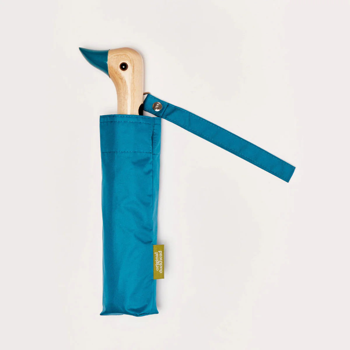 Ombrello compatto eco-friendly Teal | Duck Head – Inverticale